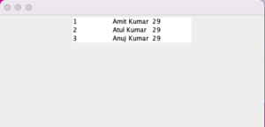 GUI Application design using AWT/Swing (Java) – Mr. Akash Chauhan